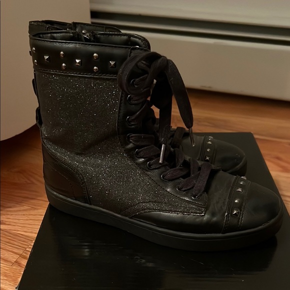 Pastry | Shoes | Black Studded Hightop Sneakers | Poshmark